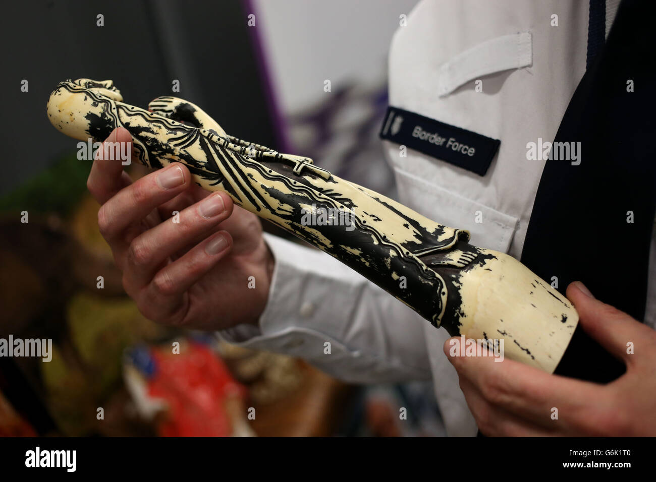 Item seized by the Border Force Stock Photo - Alamy