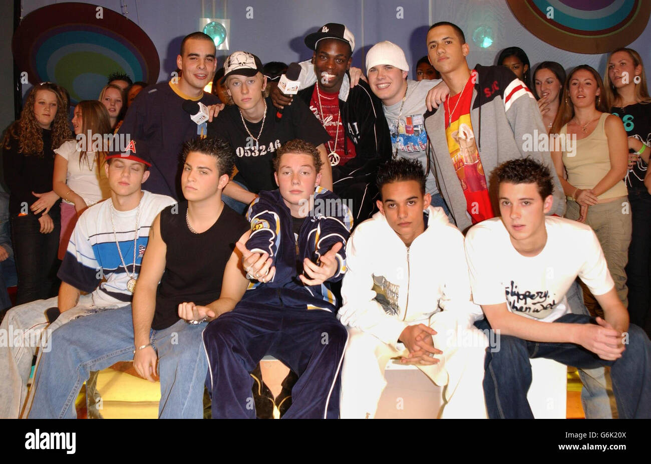 Blazin Squad MTV TRL Stock Photo - Alamy