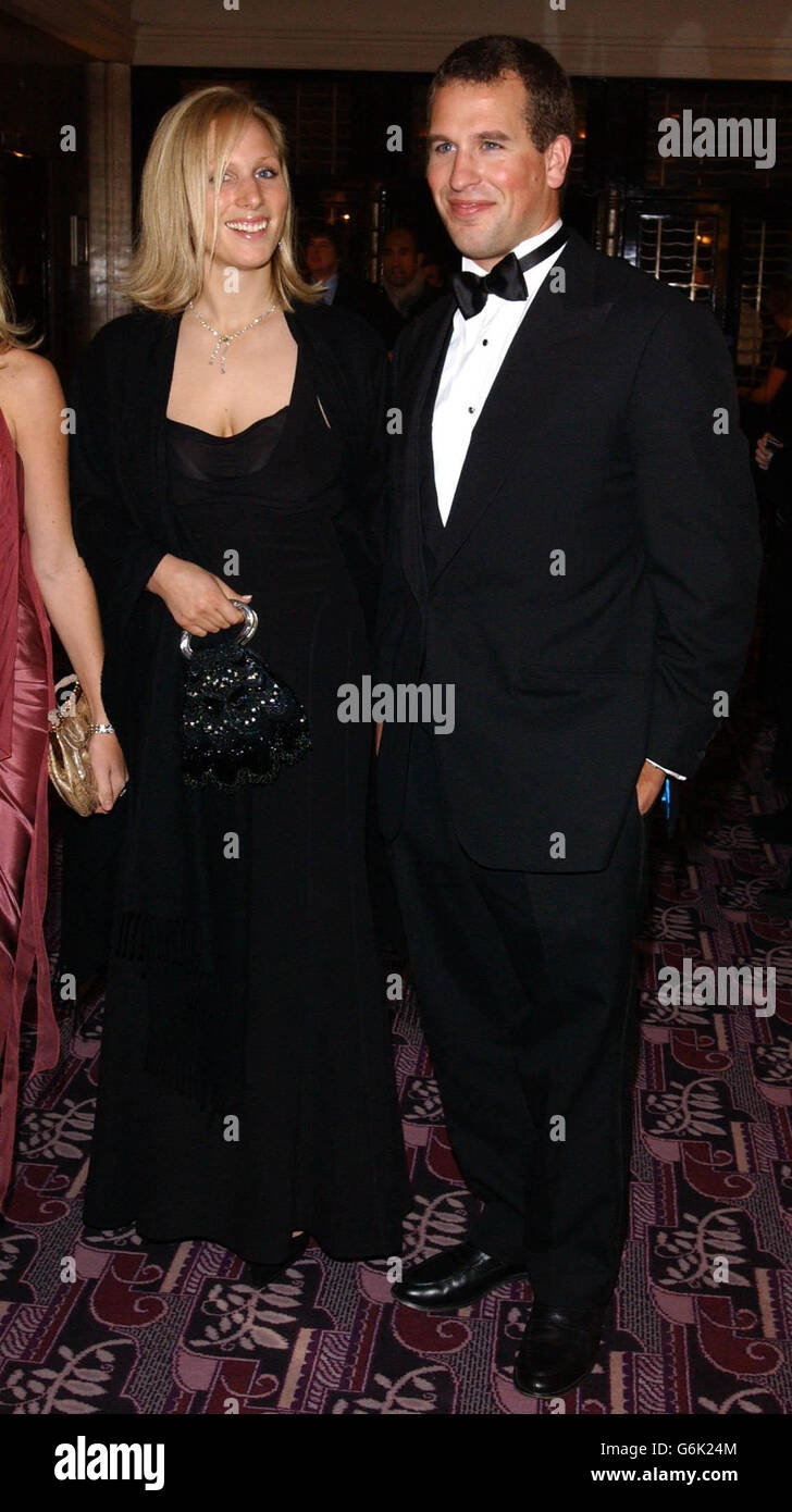 Zara and Peter Phillips Arrive at SeaBiscuit Premiere Stock Photo - Alamy