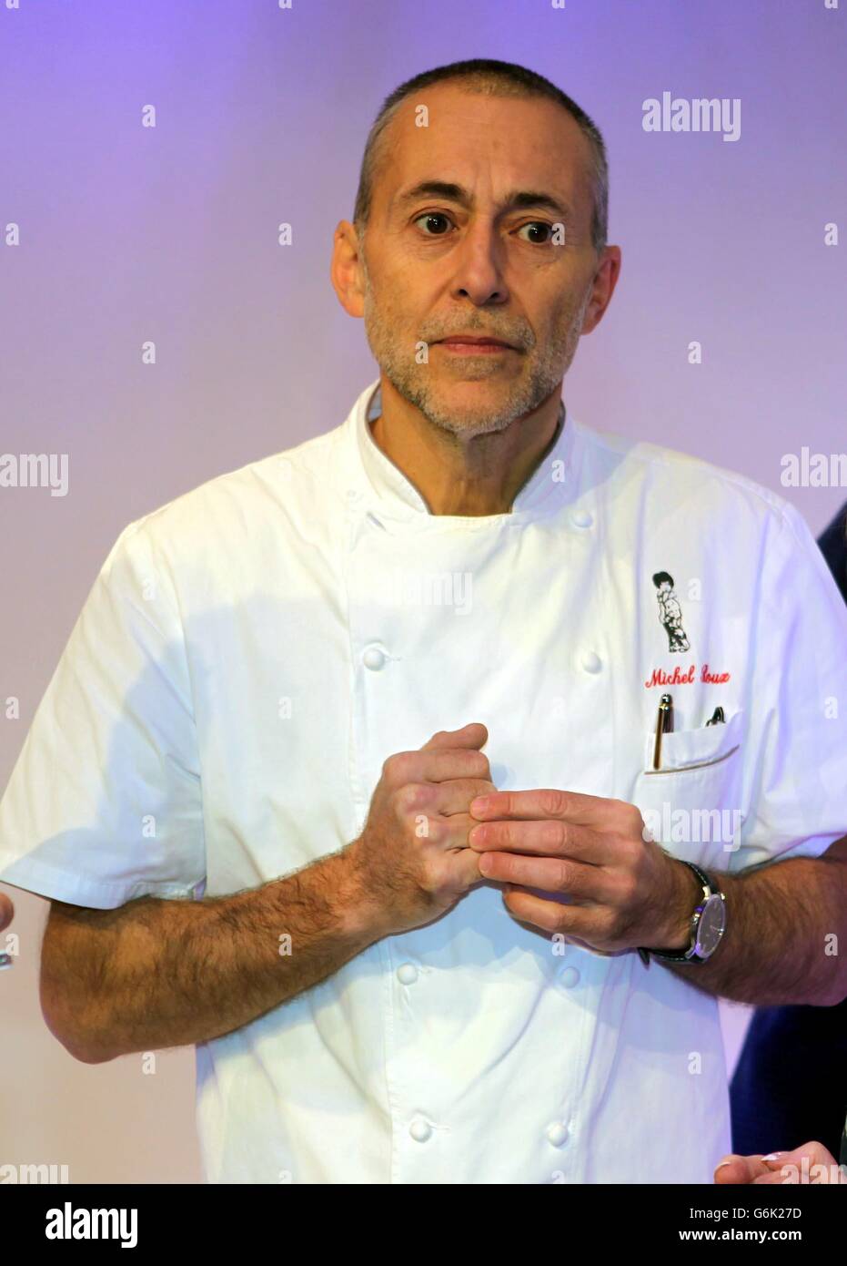 Chef Michel Roux, Jr at the opening of the BBC Good Food Show London at ...