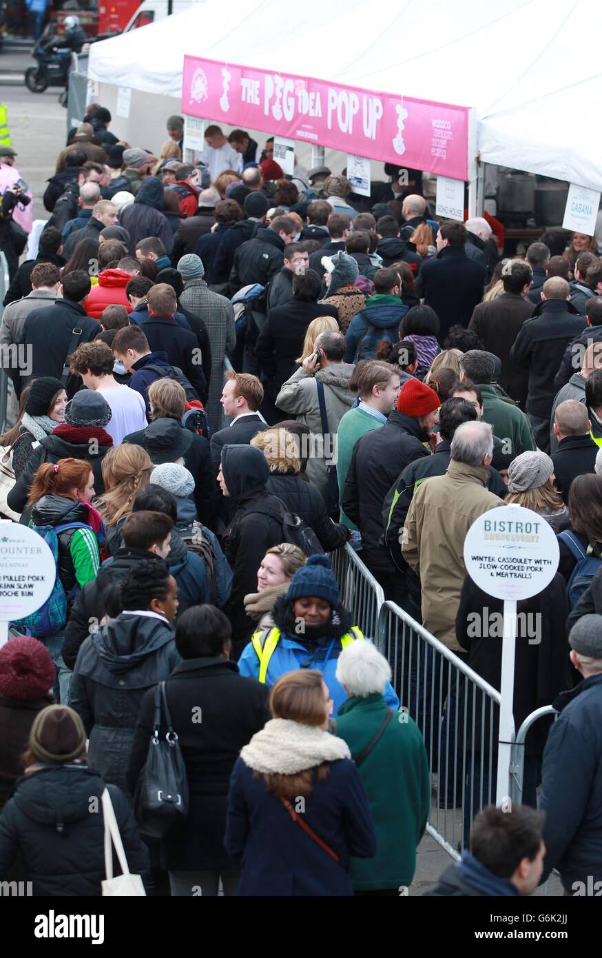 The Pig idea campaign Stock Photo - Alamy