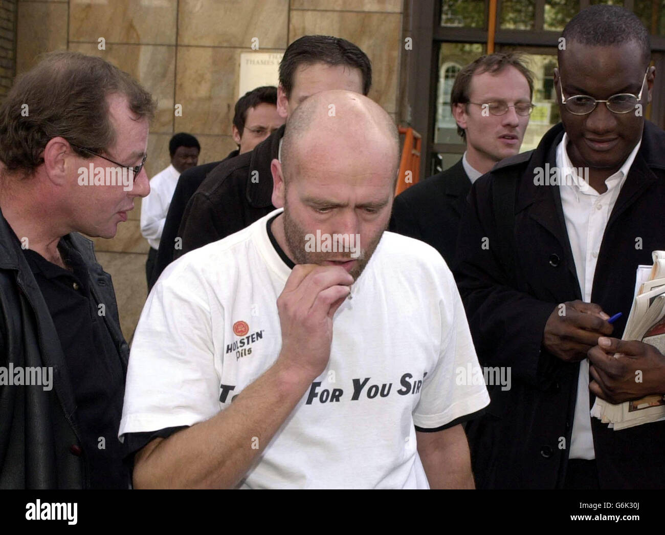 David Chick, 36, leaves Thames Magistrates Court in east London after ...
