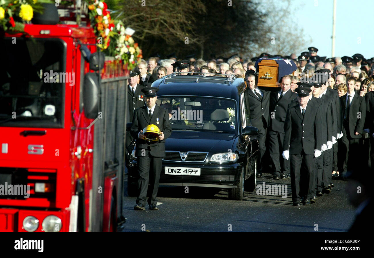 Funeral of Joe McCloskey Stock Photo - Alamy