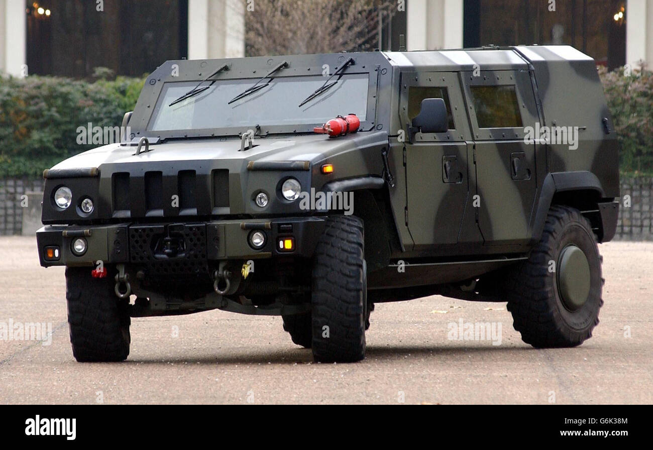 The new Future Command and Liaison Vehicle (FCLV) at launch of Britain ...