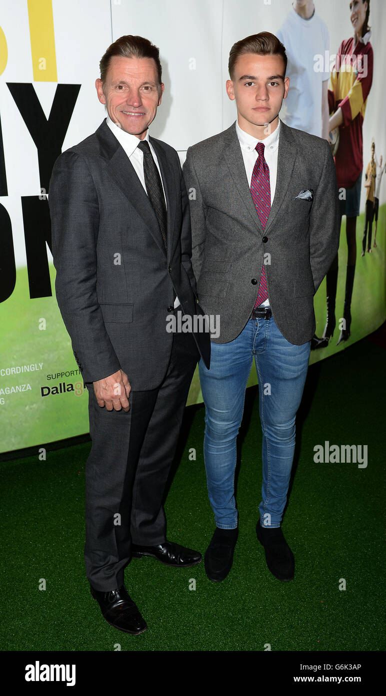 Michael McKell and his son Louis arrive for the World Premiere of ...