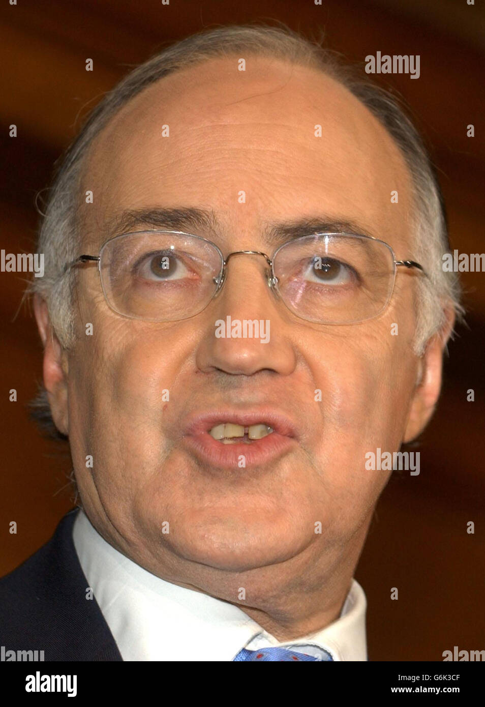New Tory Leader Michael Howard Stock Photo - Alamy