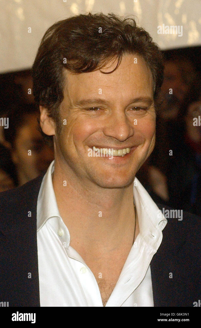 British actor Colin Firth arrives for the film premiere of "Love ...