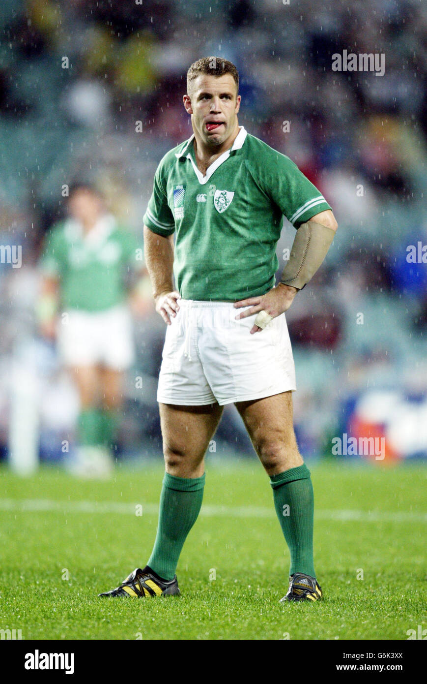 Ireland's Kevin Maggs during Ireland's 64-7 victory over Namibia in the ...