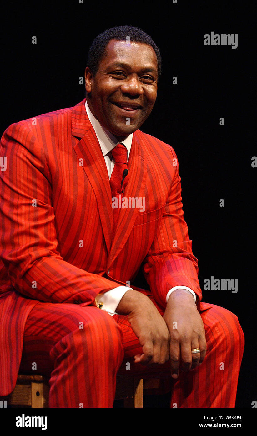 Comedian Lenny Henry during a photocall for his new one man show and ...