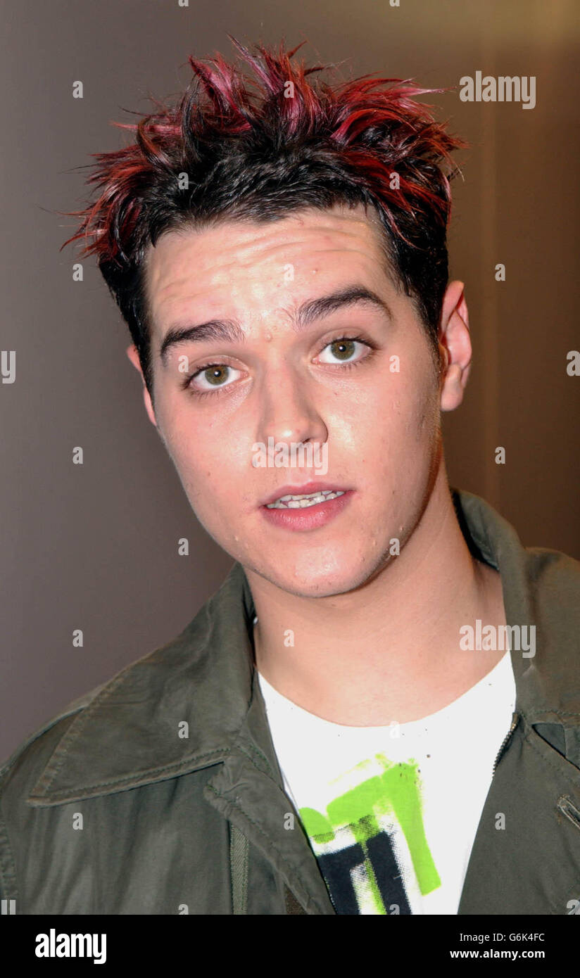 Matt Willis from boyband Busted during their guest appearance on MTV's ...