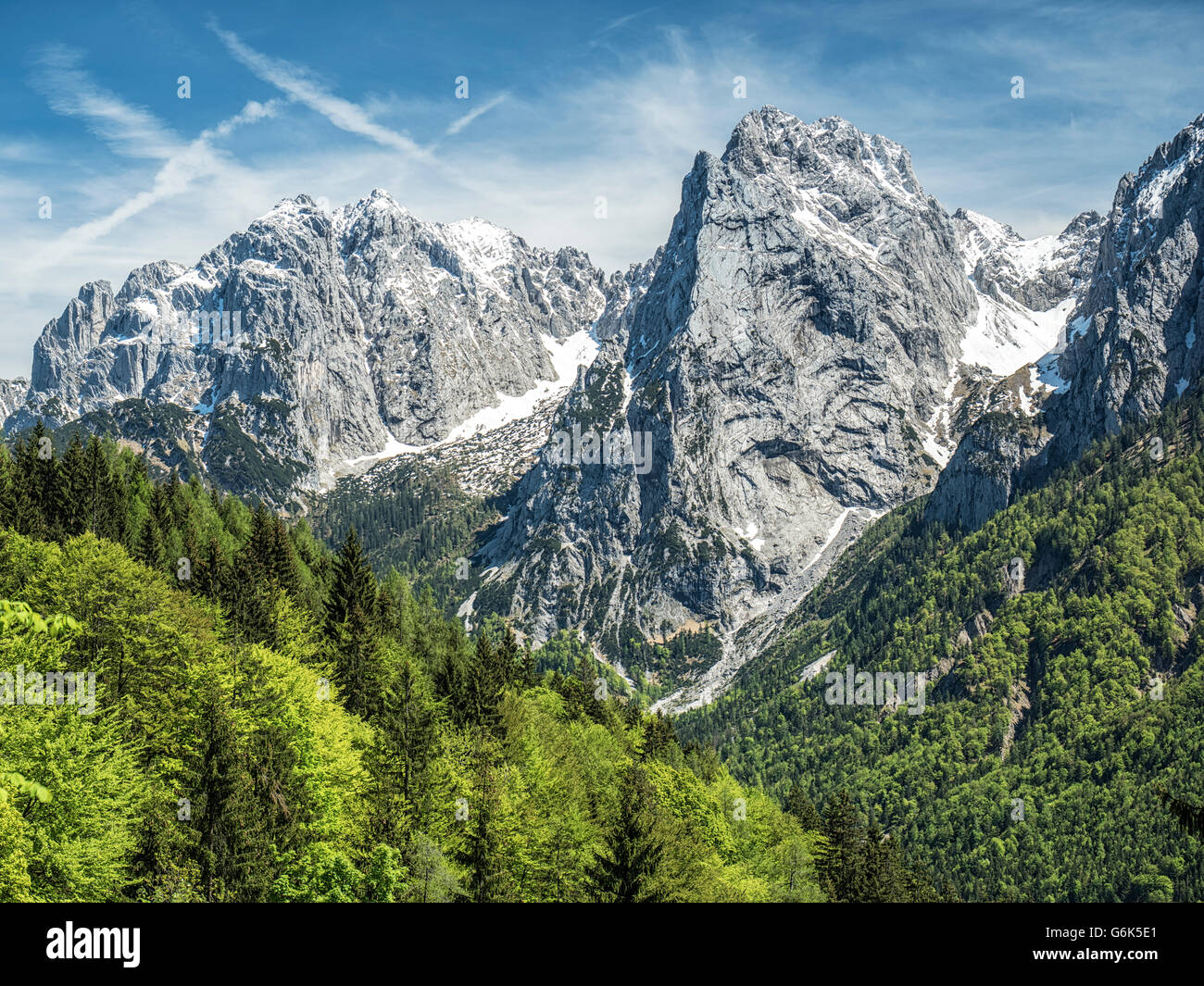 Austria, Tyrol, Alps, Kaisertal, Wilder Kaiser Stock Photo - Alamy