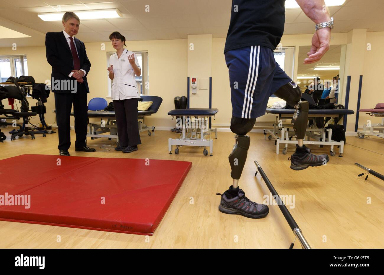 At the defence medical rehabilitation centre at headley court hi-res ...