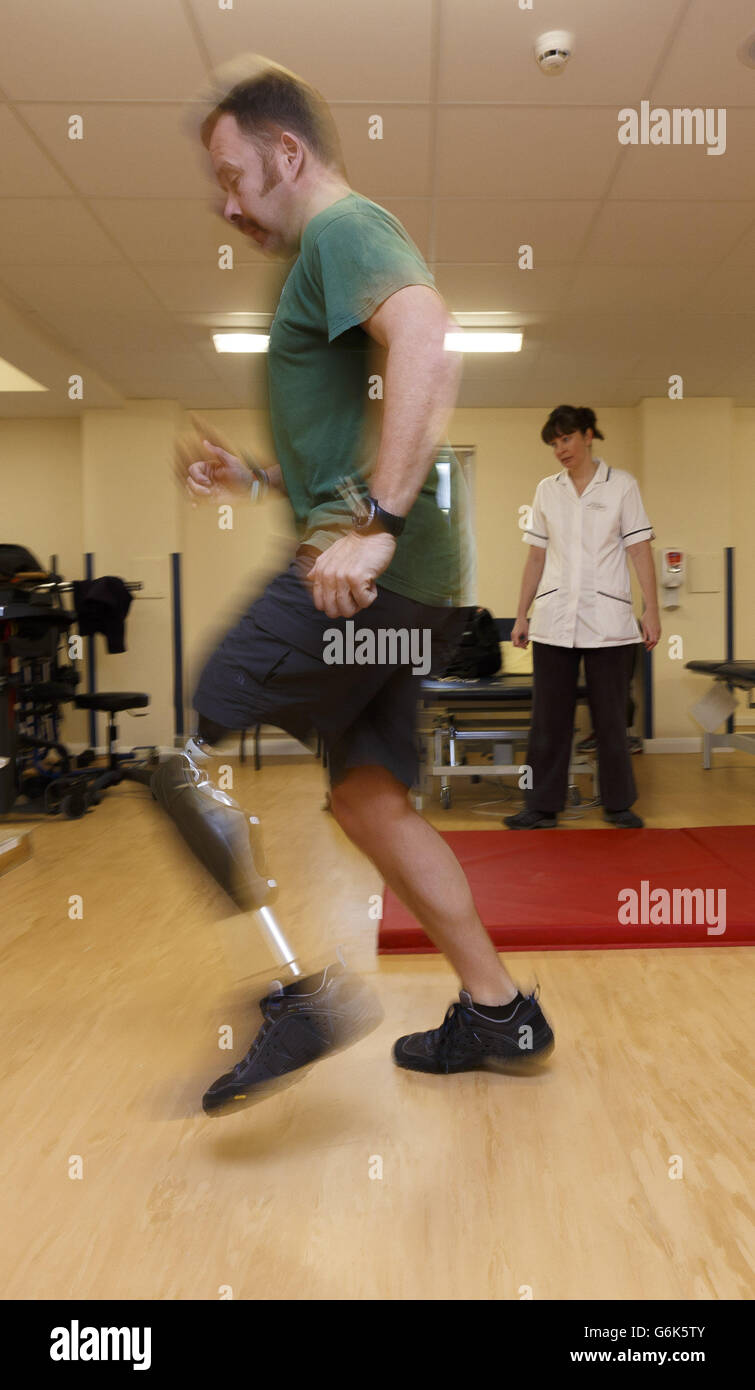 Sergeant Craig Gadd of 23 Engineer Regiment, uses his new Genium ...