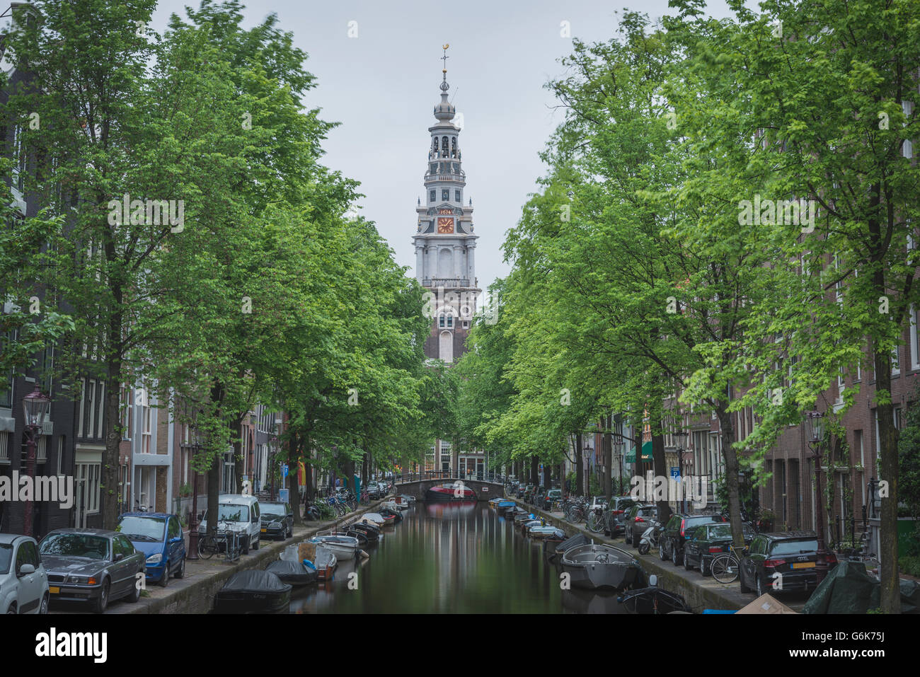 Netherlands, Amsterdam, Groenburgwal and Zuiderkerk Stock Photo - Alamy