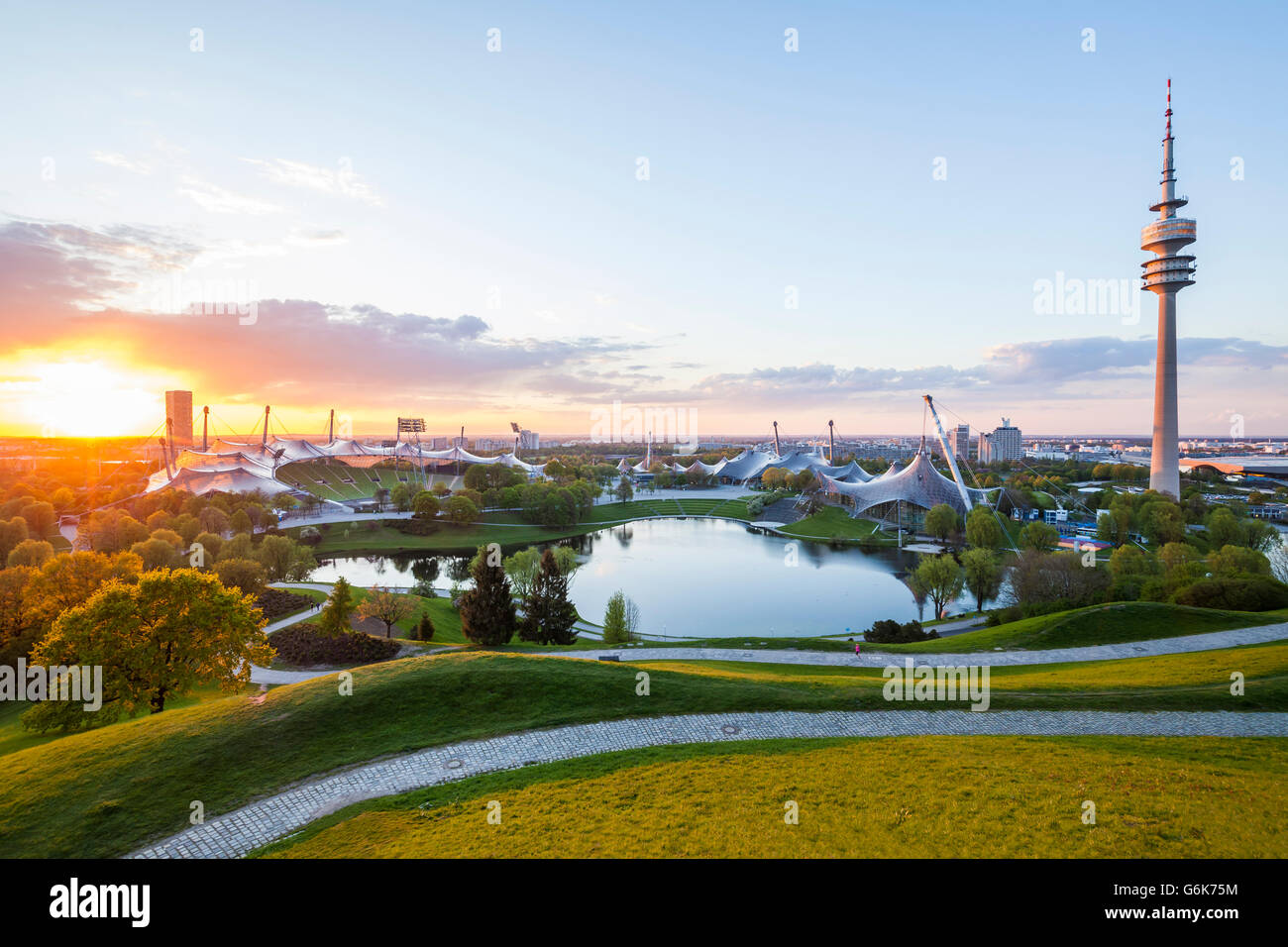 Olympic stadium munich germany hi-res stock photography and images - Alamy