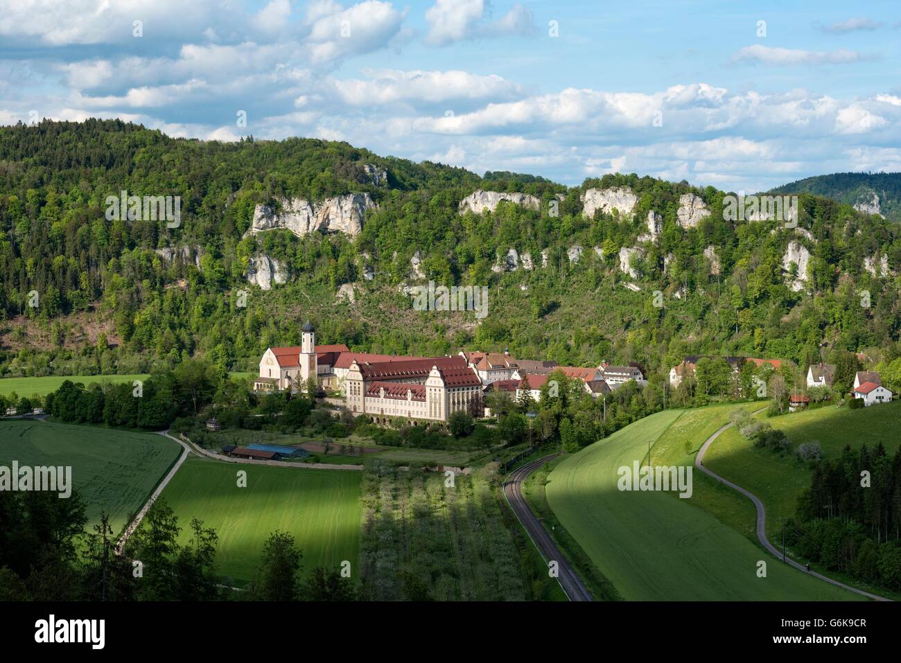 Germany, Baden-Wuerttemberg, Benedictine abbey Beuron Stock Photo - Alamy
