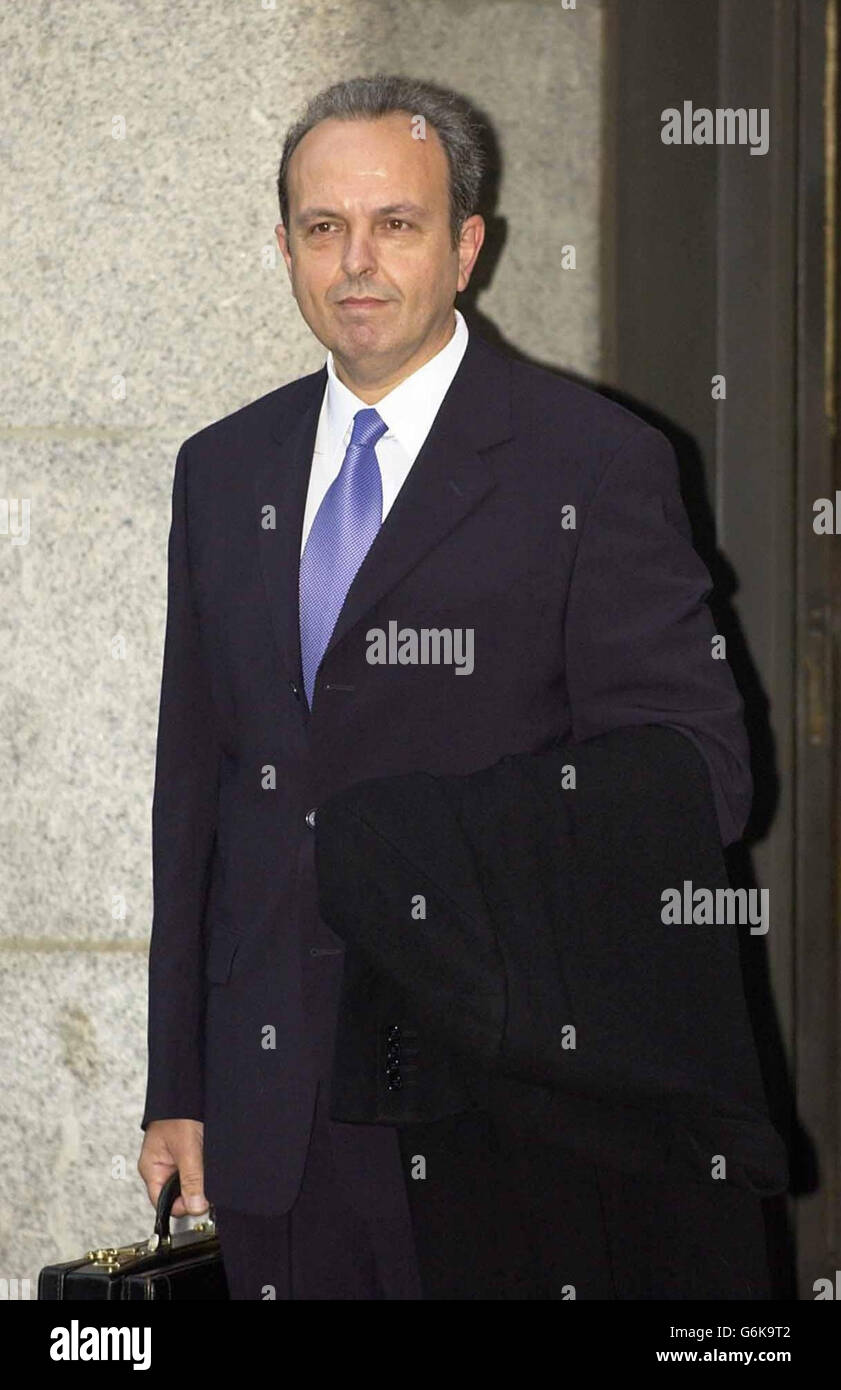Forensic scientist Peter Lamb outside the Old Bailey, central London ...