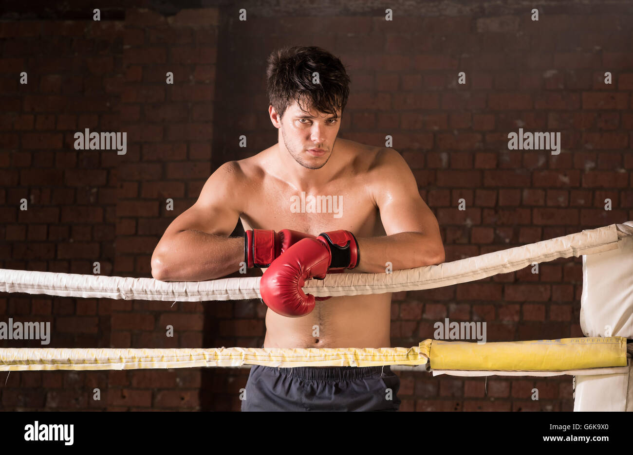 man training gym boxing mma ring shadow boxing mixed martial arts ...