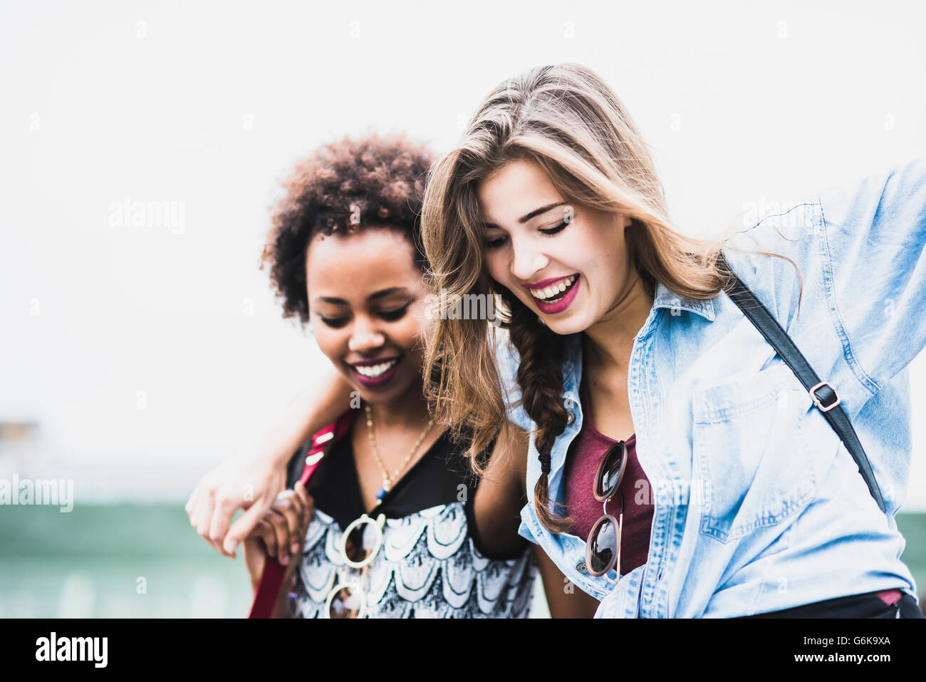 Beautiful woman balancing walking hi-res stock photography and images ...