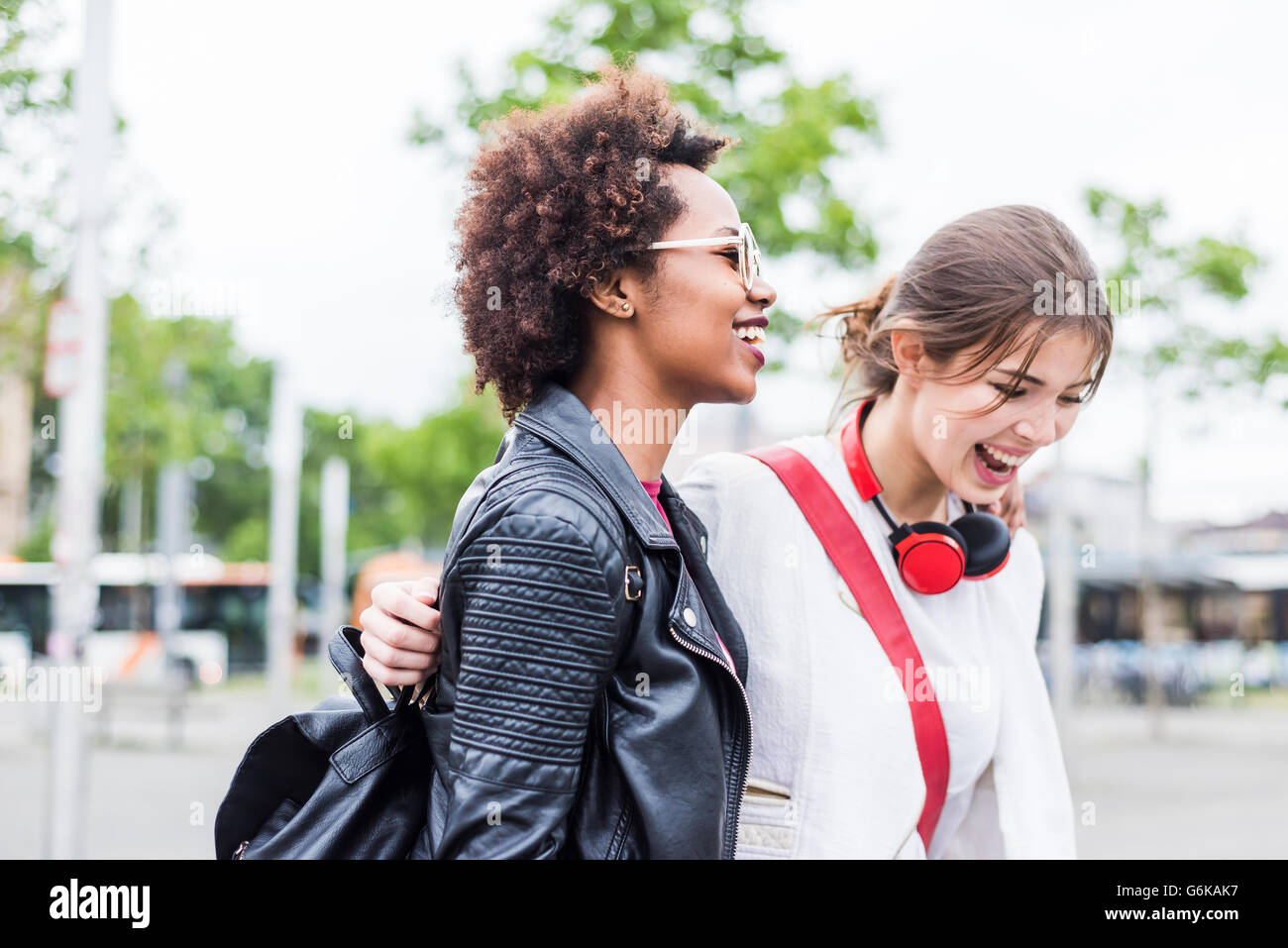 Two best friends having fun together Stock Photo - Alamy
