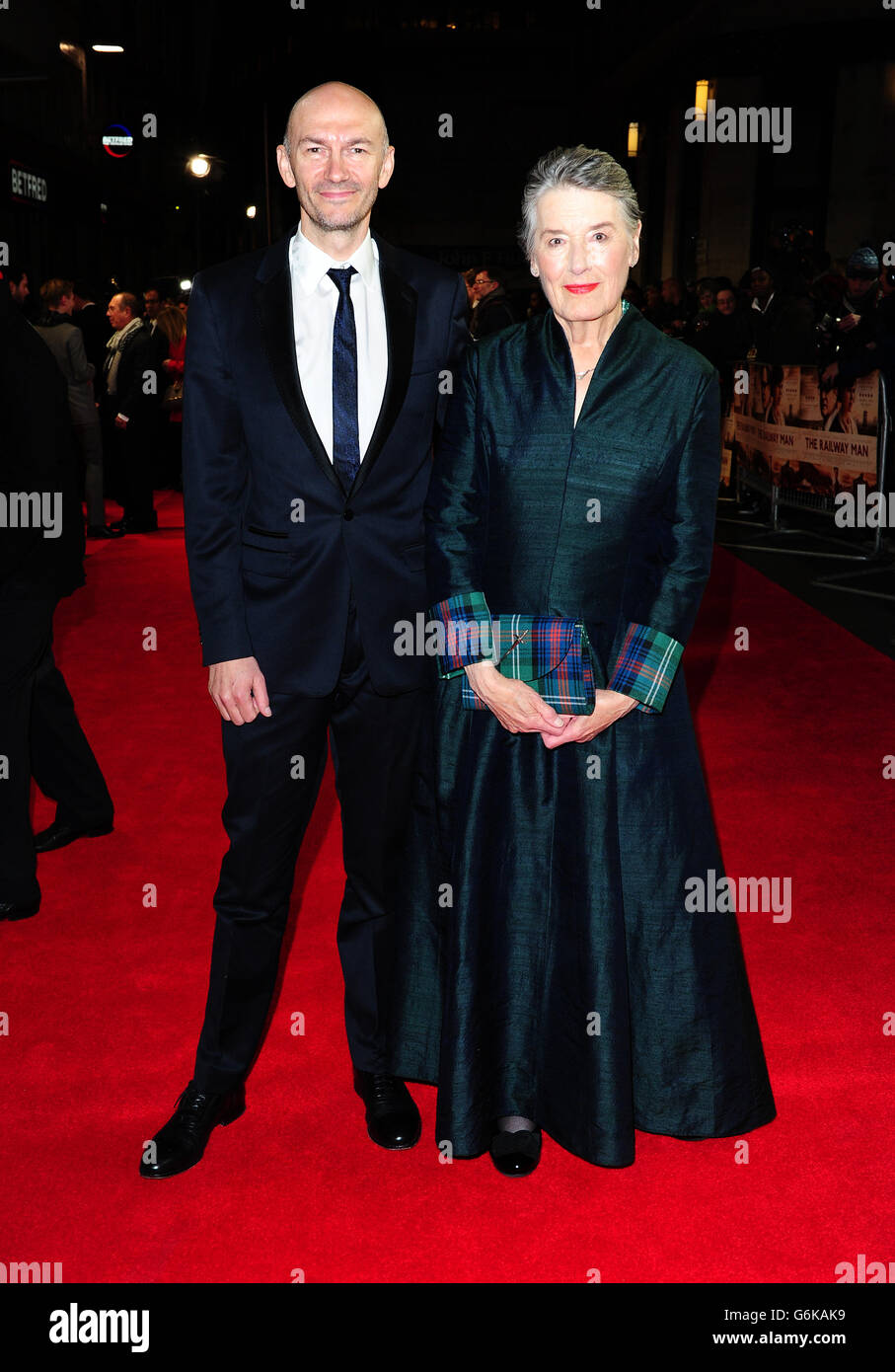 Jonathan Teplitzky and Patti Lomax attending the UK film premiere of ...