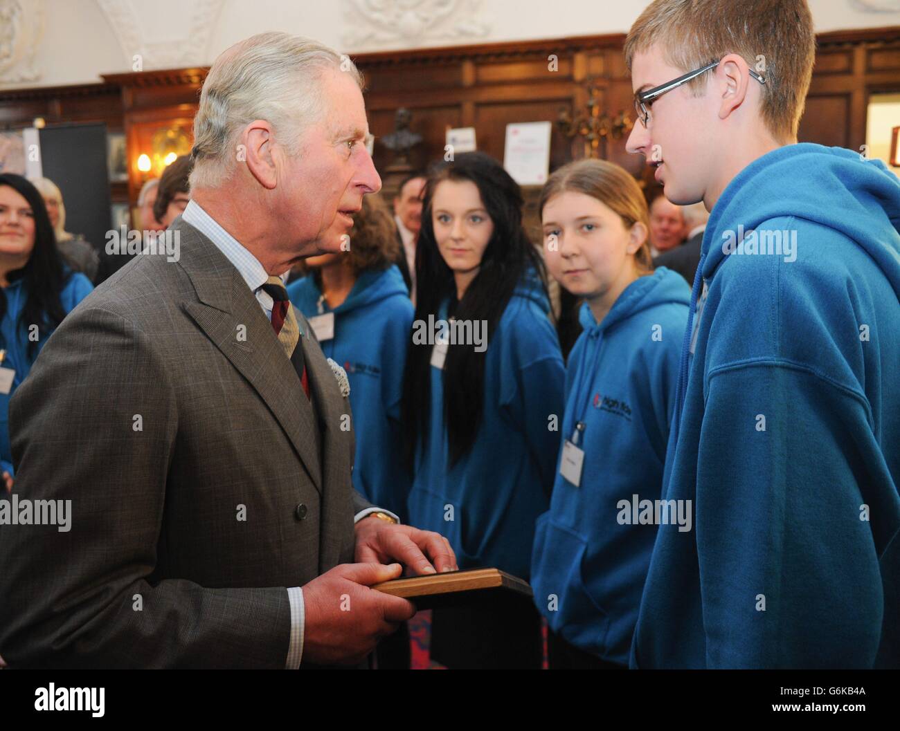 Prince Of Wales visit to PD Ports Stock Photo - Alamy