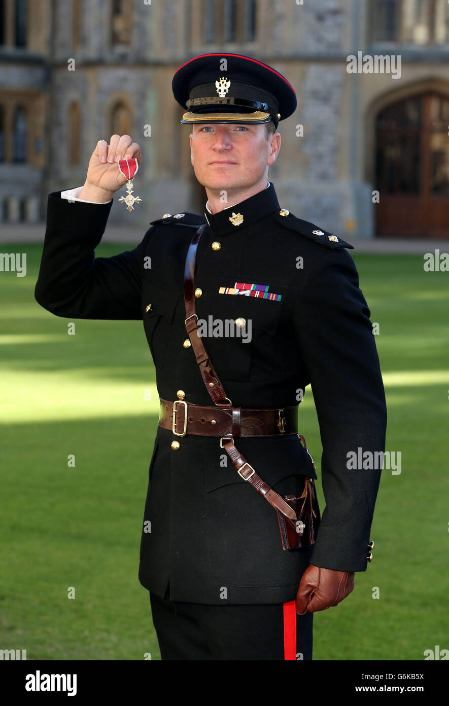 Lieutenant Colonel Benjamin Wilde after he was made a Member of the ...