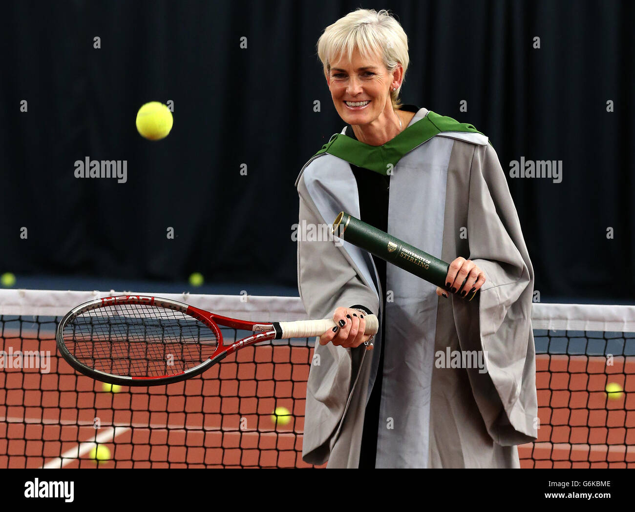 Judy murray receives honorary degree hi-res stock photography and ...
