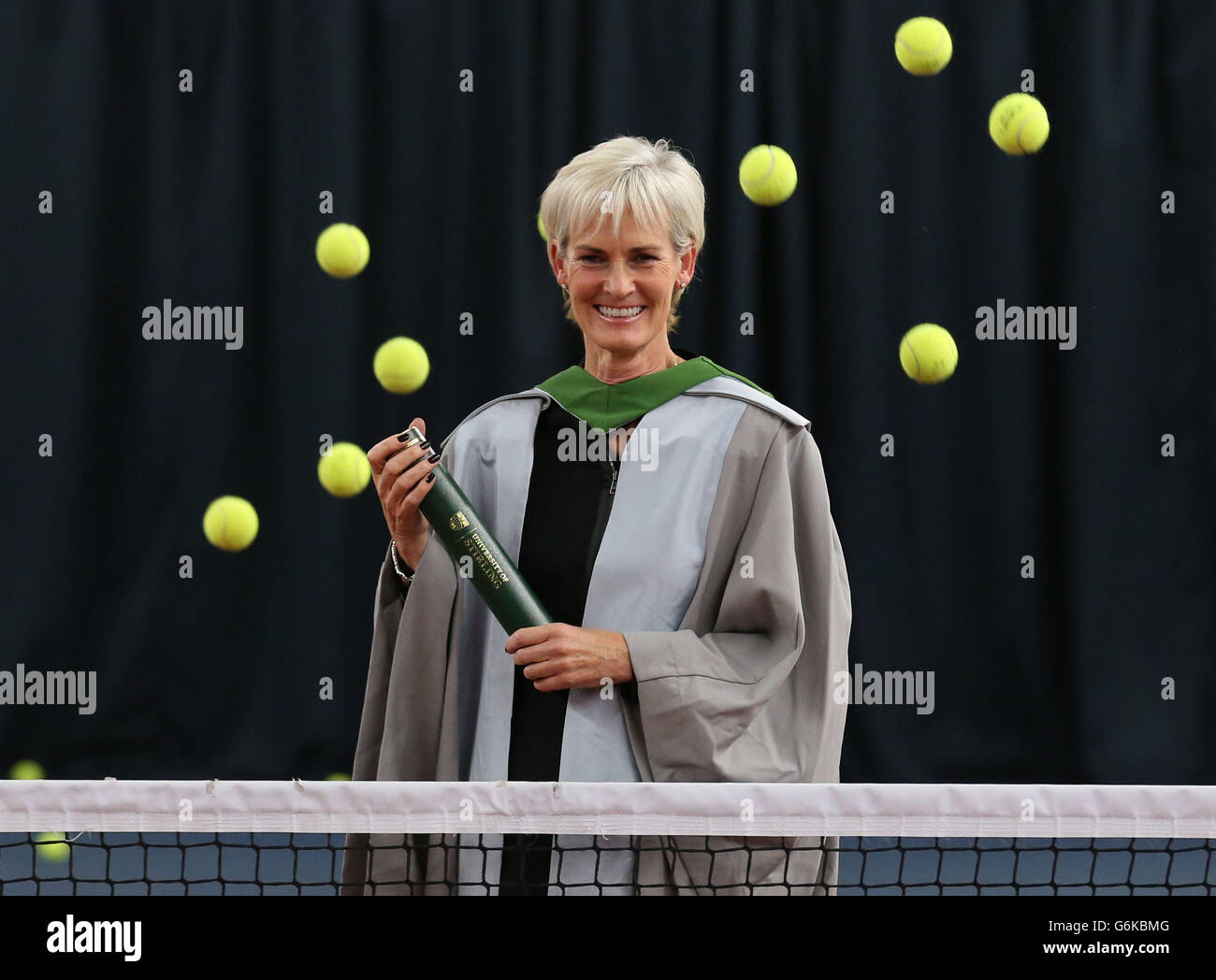 Judy murray receives honorary degree hi-res stock photography and ...