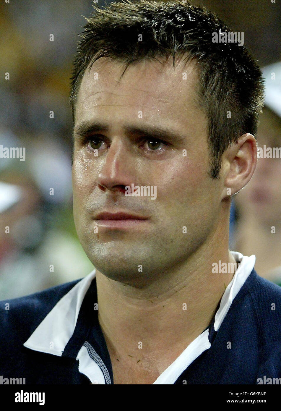 Scotland's Kenny Logan following his team's defeat in the Rugby World ...
