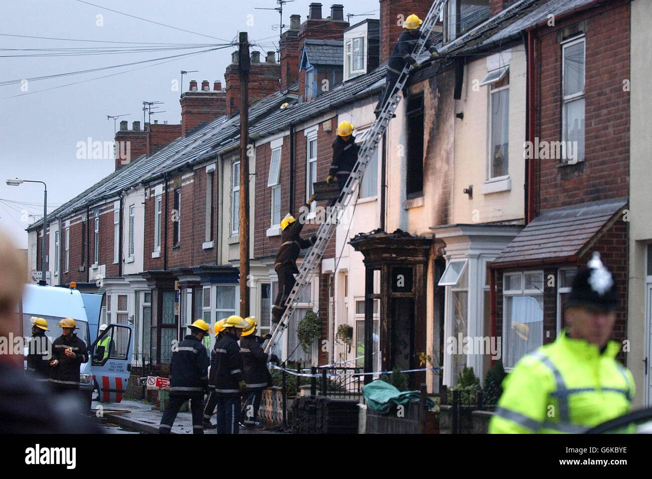 House Fire in Goole Stock Photo - Alamy