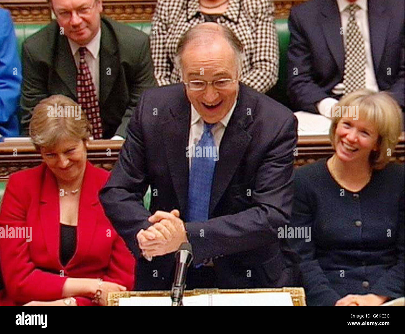 Michael Howard Prime Minister's Question time Stock Photo - Alamy