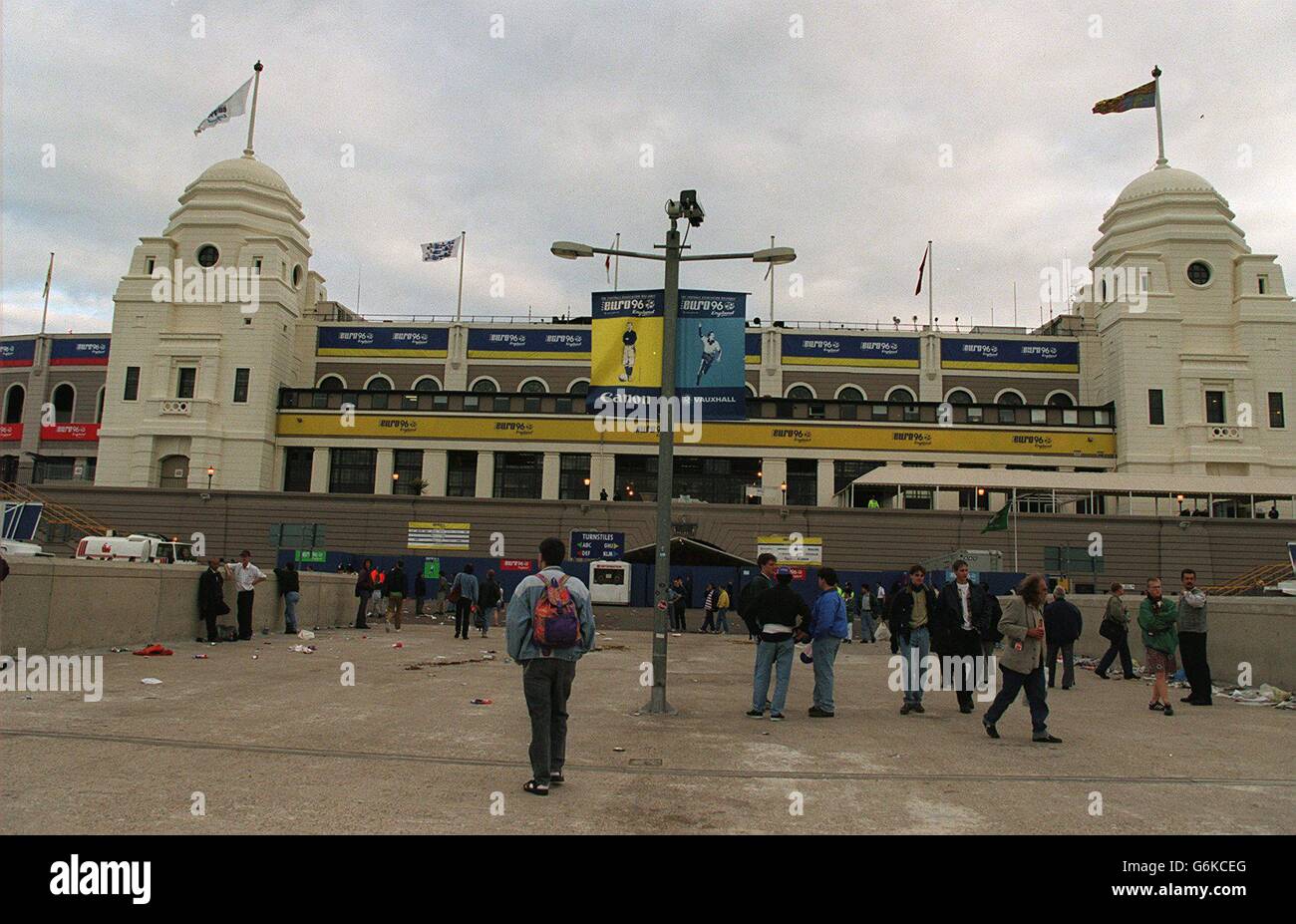 SOCCER - Euro 96 Final - Germany v Czech Republic Stock Photo - Alamy
