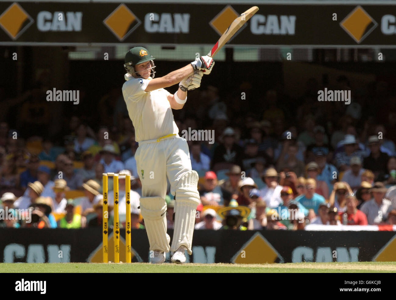 Australia's Steven Smith bats during day one of the first Ashes Test at ...