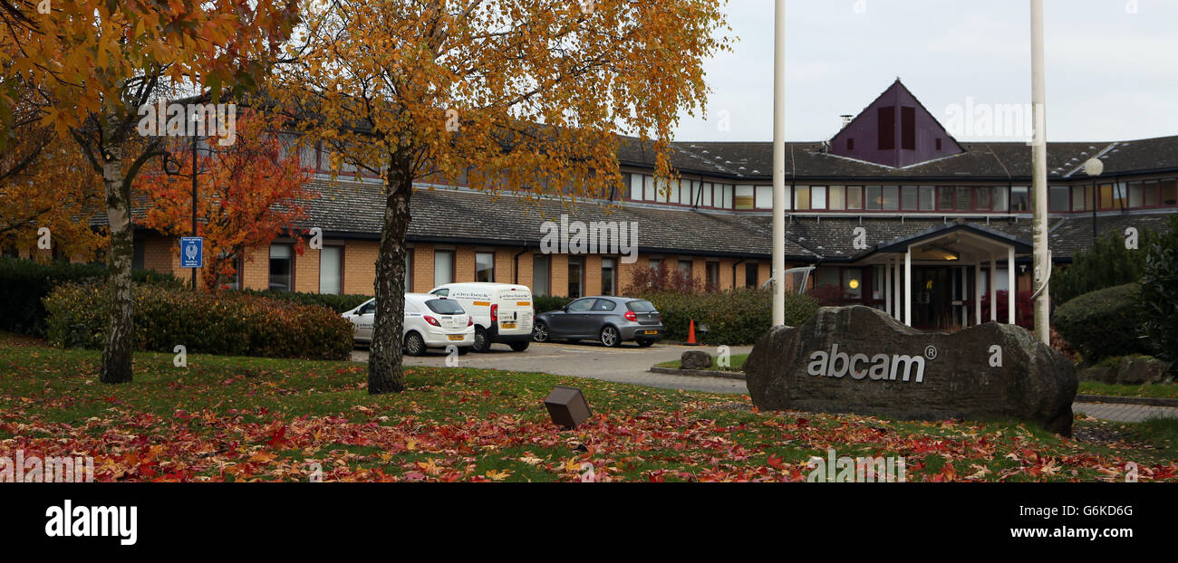 General view of Abcam on Cambridge Science Park in the City Stock Photo ...