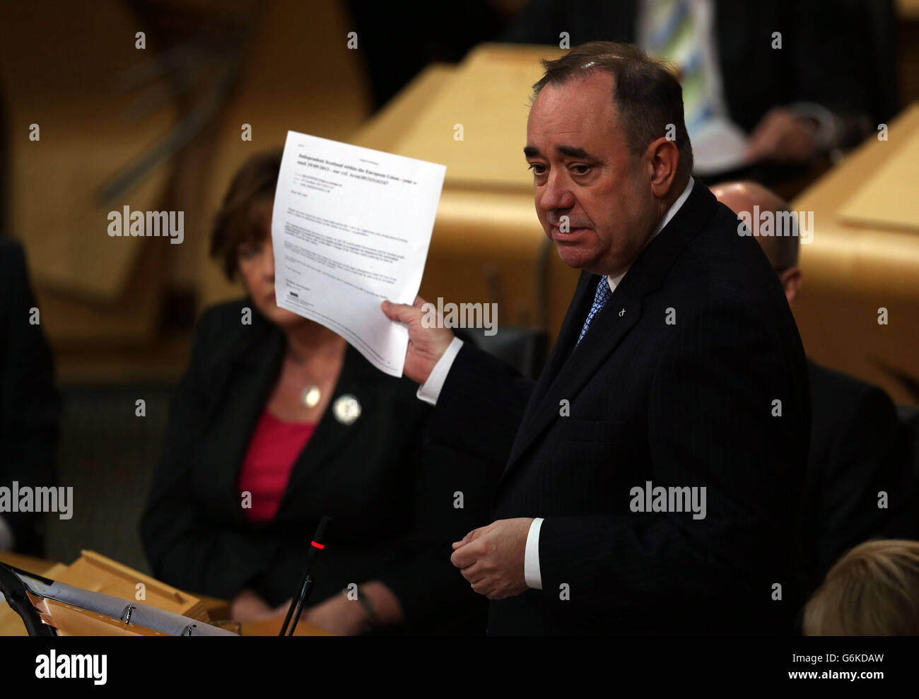 First Minister's Questions Stock Photo - Alamy
