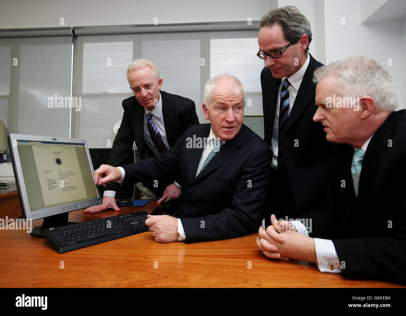 Heritage Minister Jimmy Deenihan(second left) with (from left) Dr ...