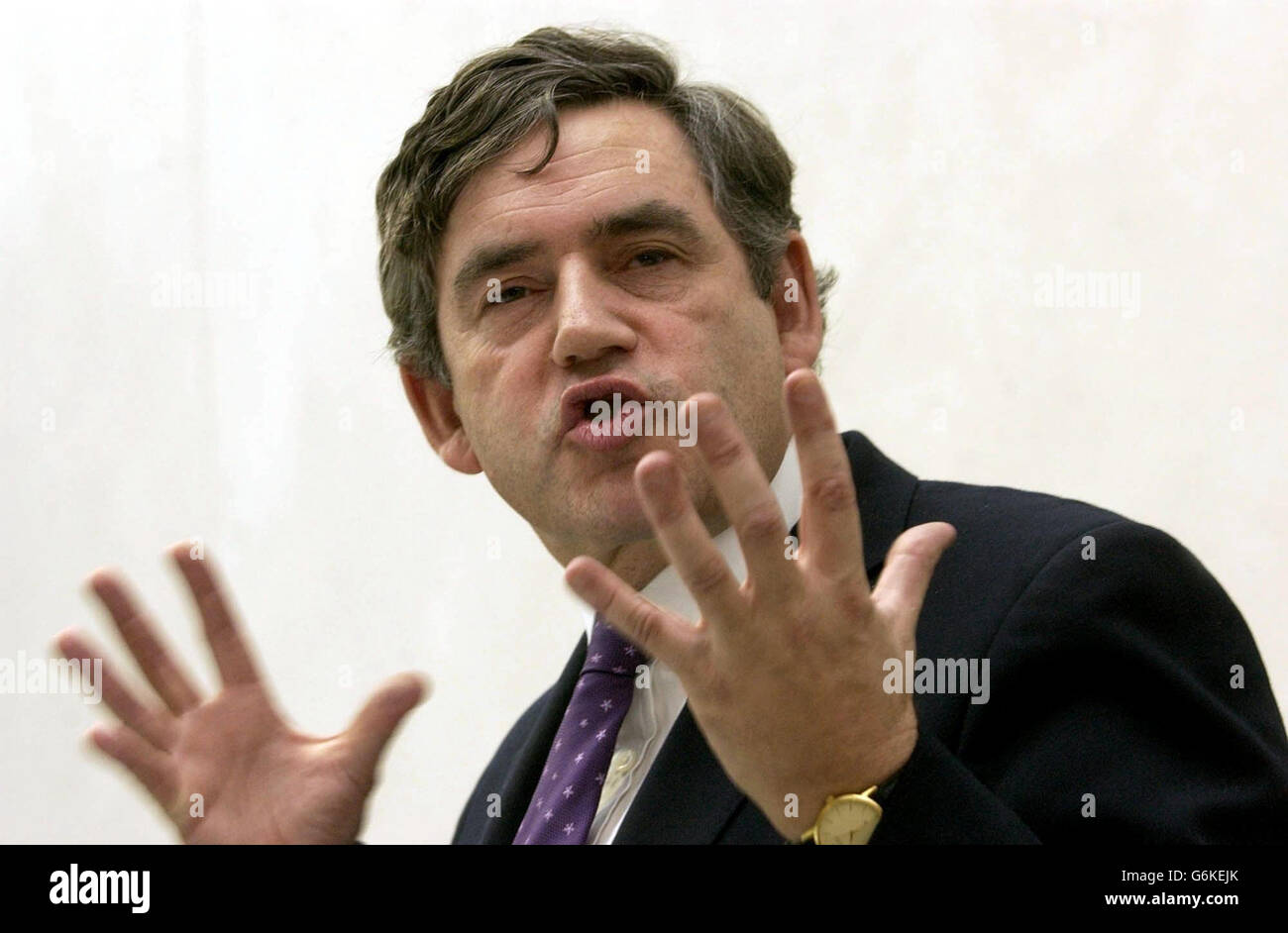 Father chancellor gordon brown hi-res stock photography and images - Alamy