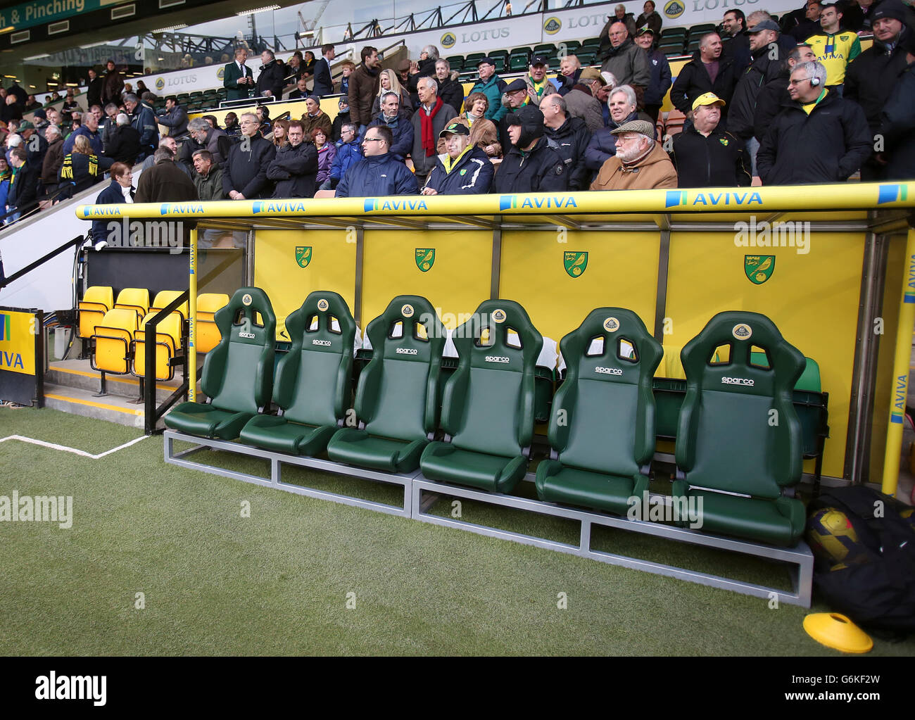General view dugout carrow road hi-res stock photography and images - Alamy