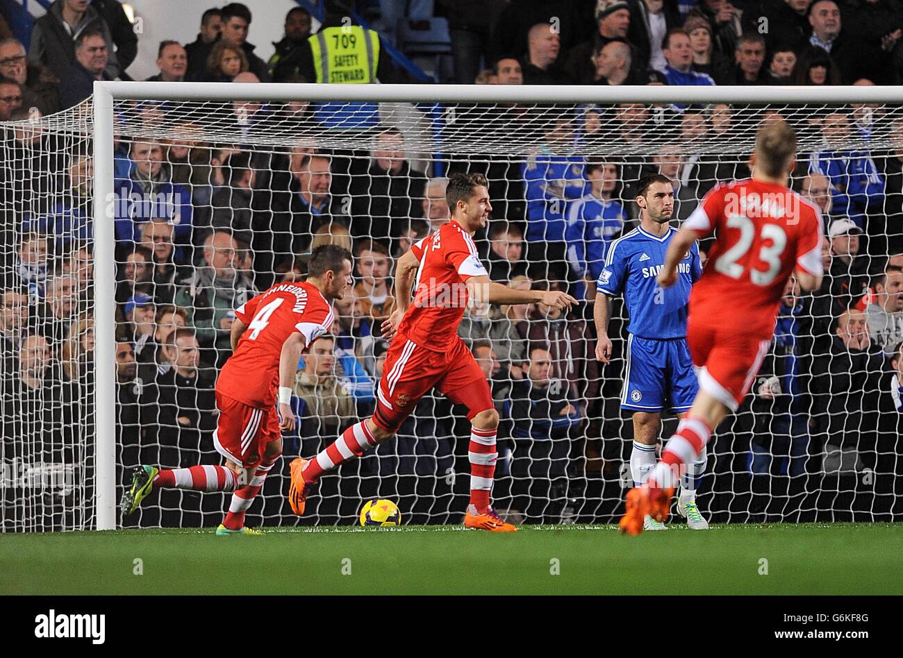 Southamptons jay rodriguez celebrates after scoring his teams opening ...