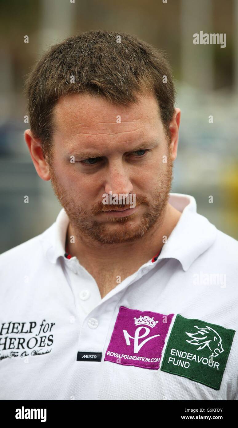 During an interview in port san sebastian hi-res stock photography and ...