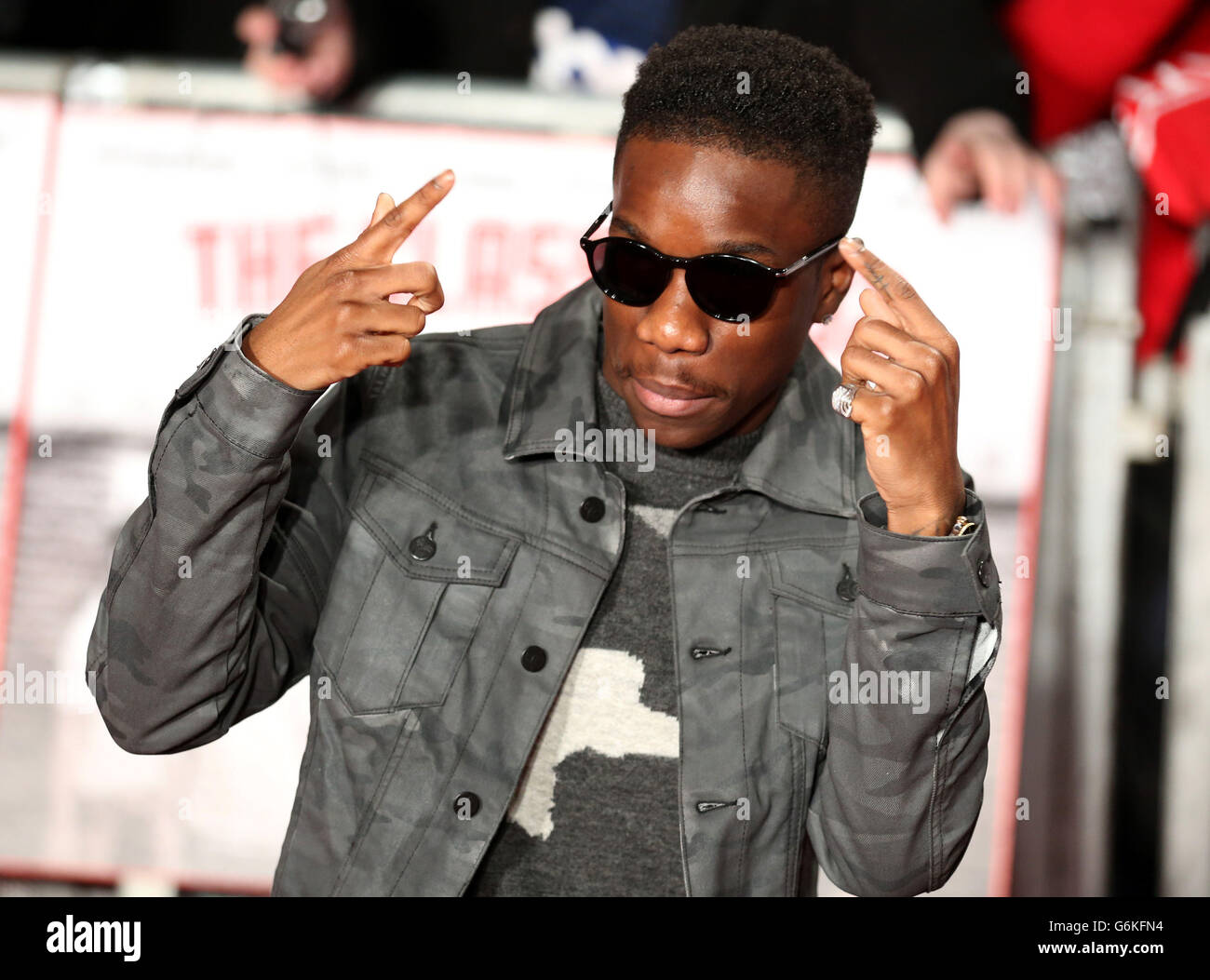 Tinchy Stryder arriving for the world premiere of The Class of 92 at ...