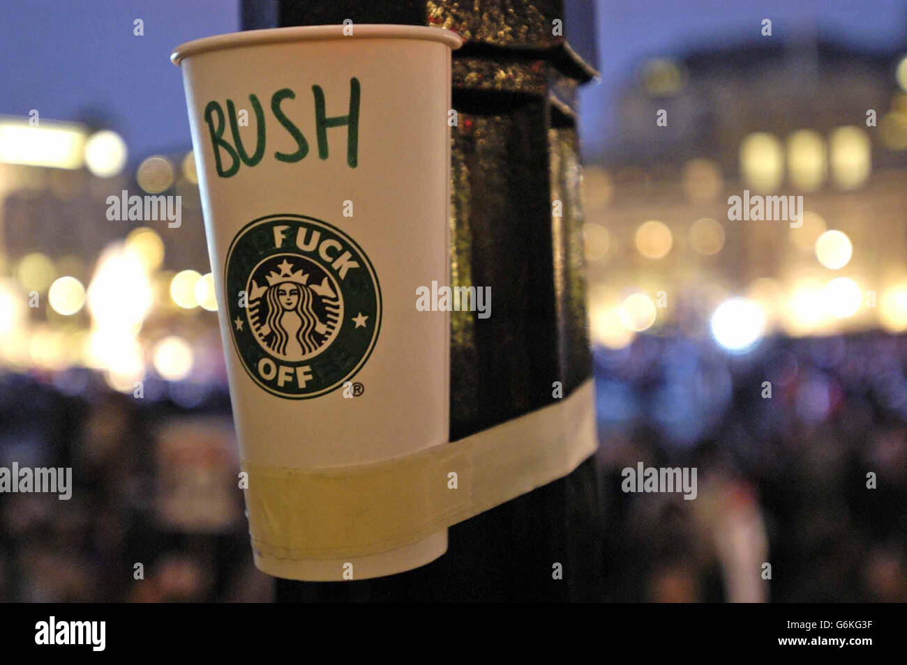 Modified starbucks coffee cup hi-res stock photography and images - Alamy