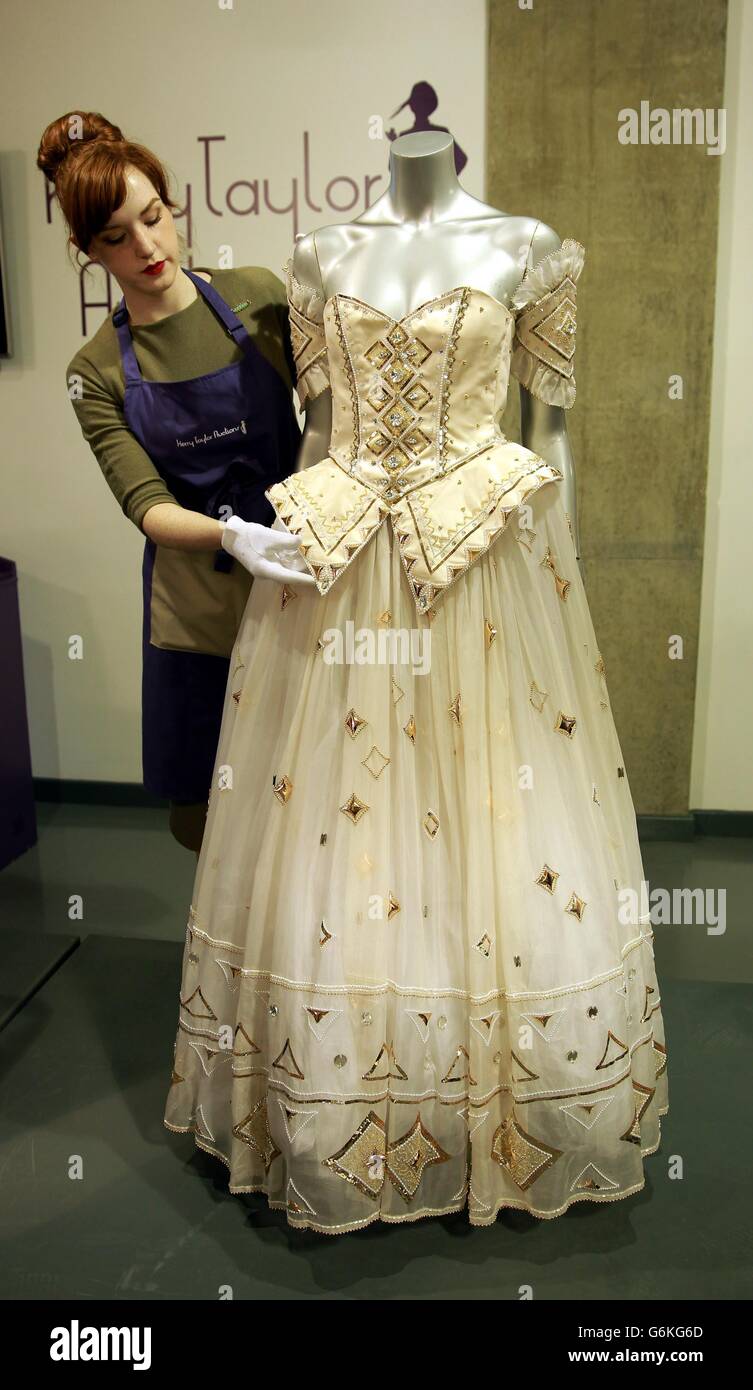 Princess of Wales dress to be auctioned Stock Photo - Alamy