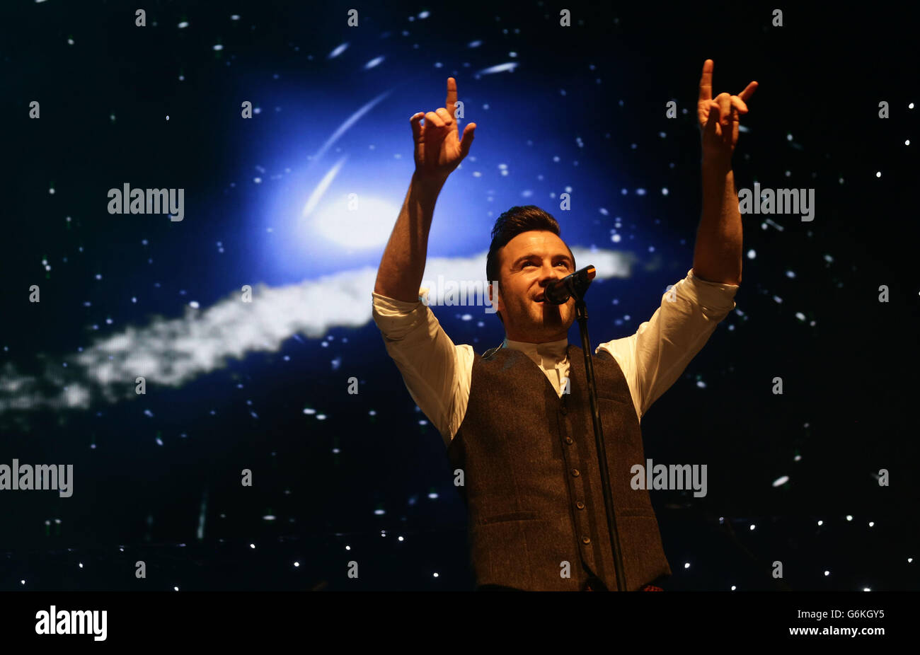 Magic Sparkle Gala - London. Shane Filan performing at Magic FM's Magic ...