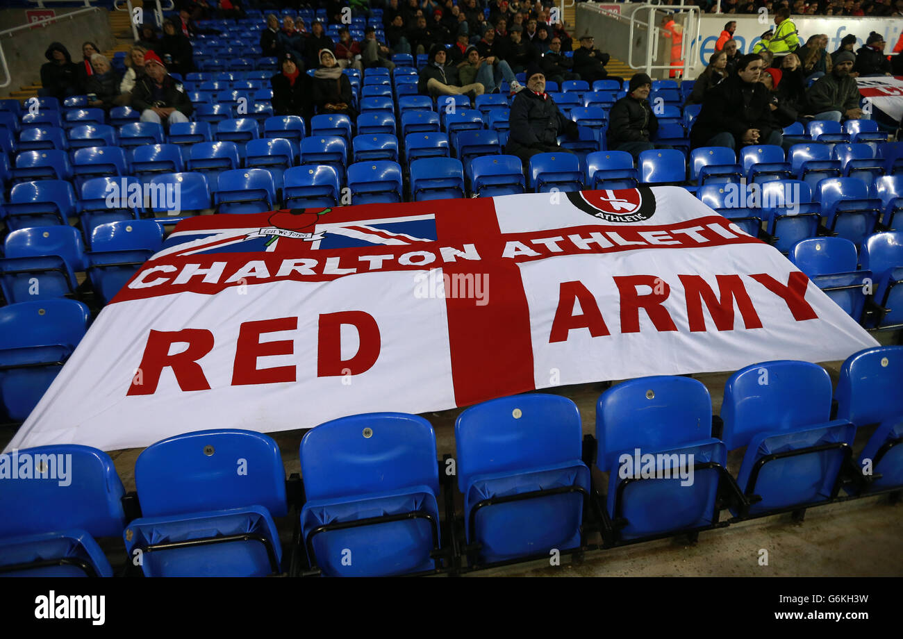 Charlton athletic flag in the stands hi-res stock photography and ...