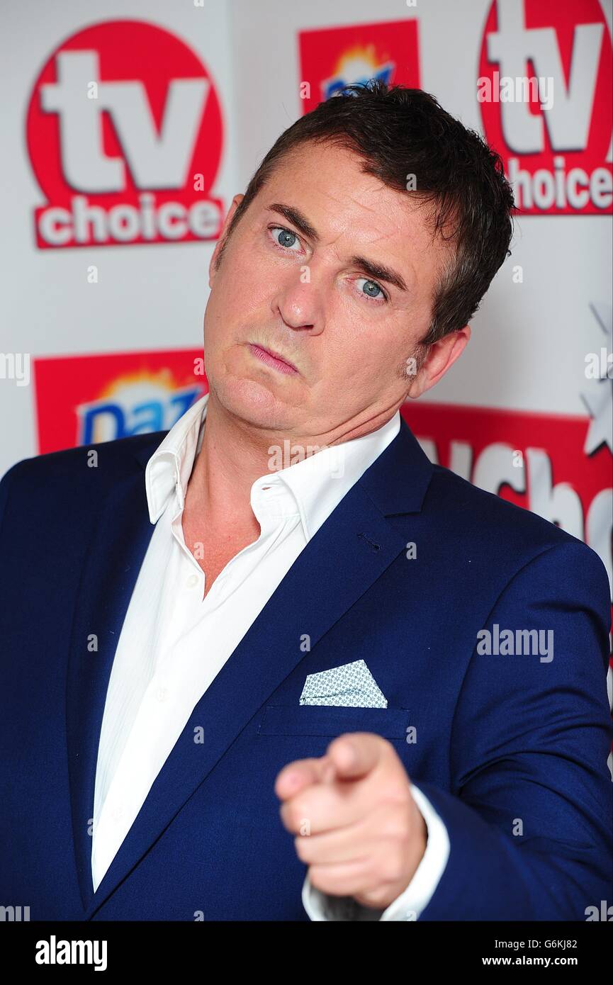 Shane Ritchie arriving for the 2013 TV Choice awards at the Dorchester ...