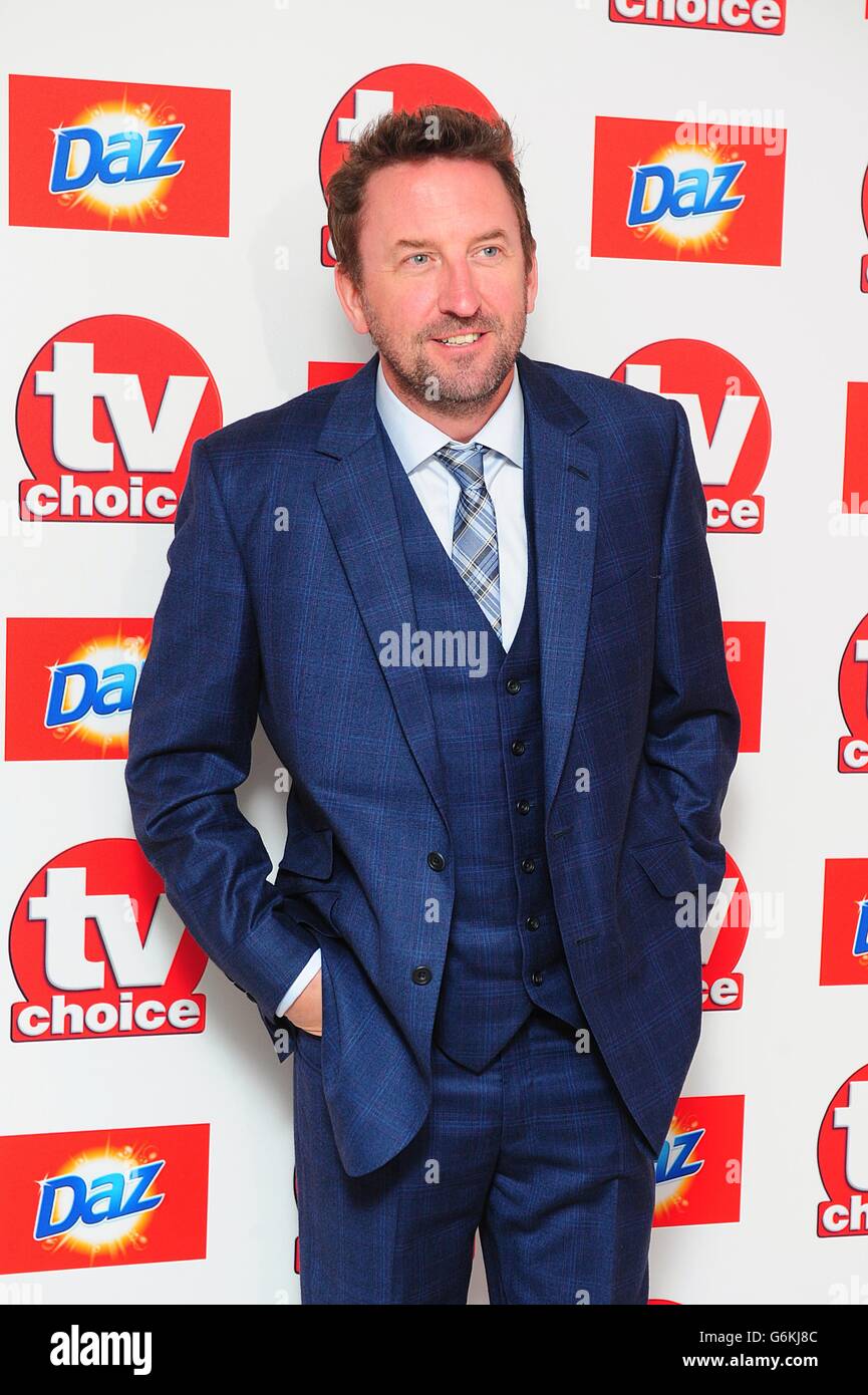 Lee Mack arriving for the 2013 TV Choice awards at the Dorchester Hotel ...
