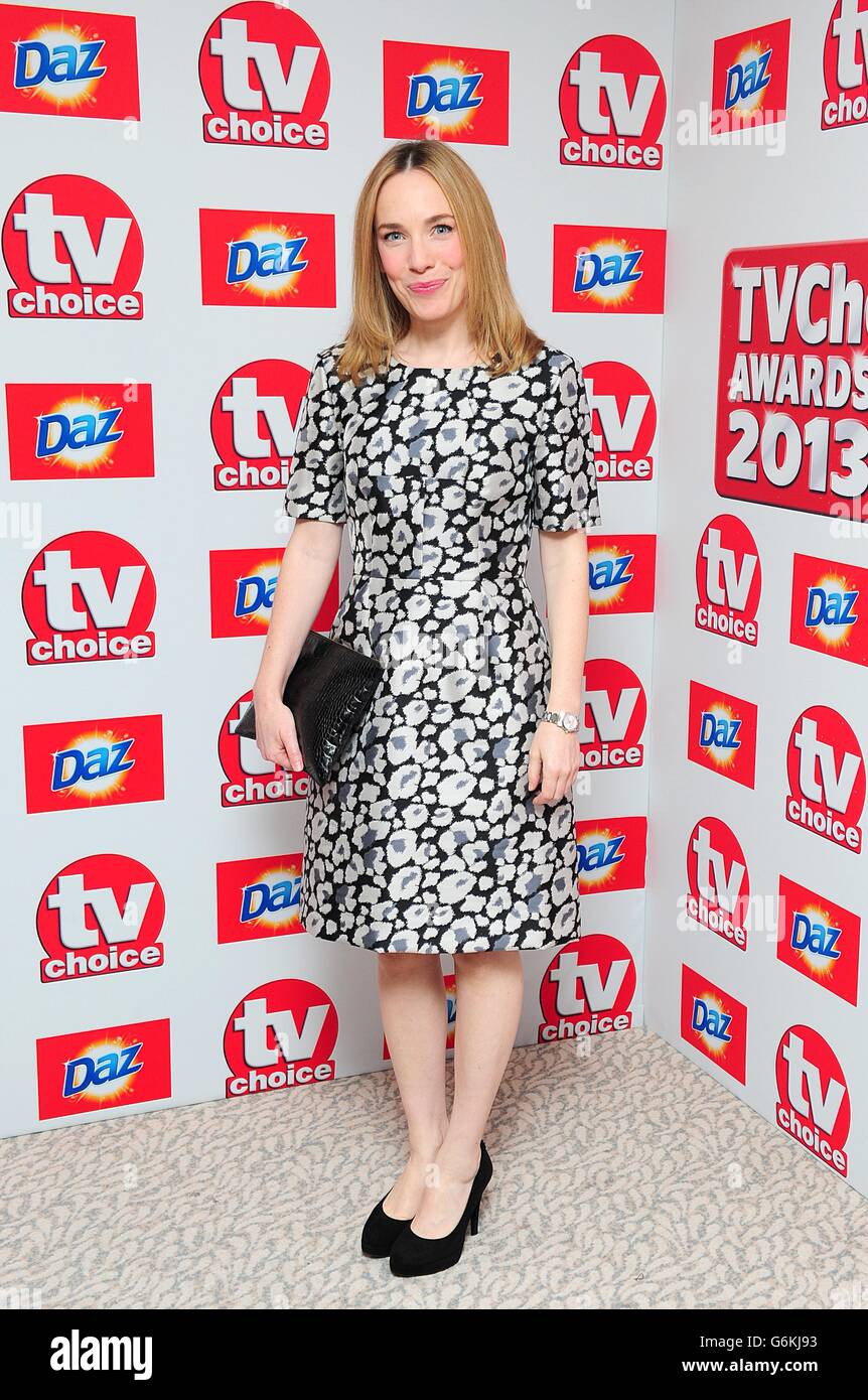 Laura Main arriving for the 2013 TV Choice awards at the Dorchester ...