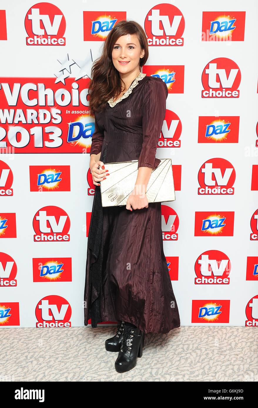Sarah Solemani arriving for the 2013 TV Choice awards at the Dorchester ...